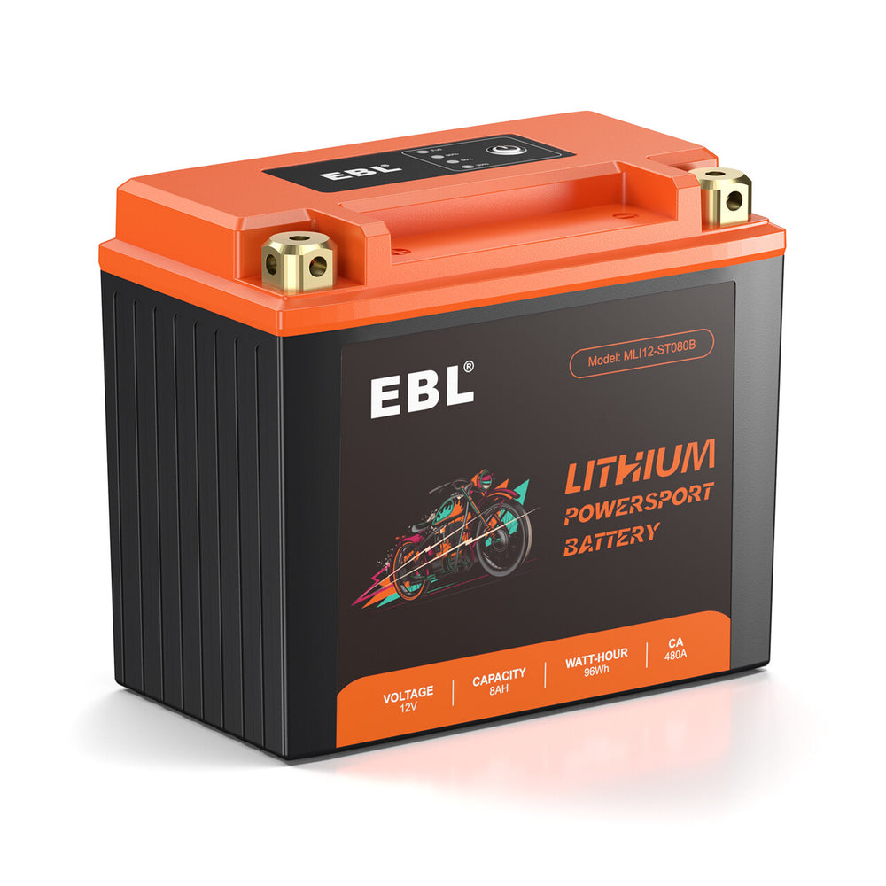 Shop Lithium Motorcycle Battery LiFePO4 YTX14-BS 12V 8Ah