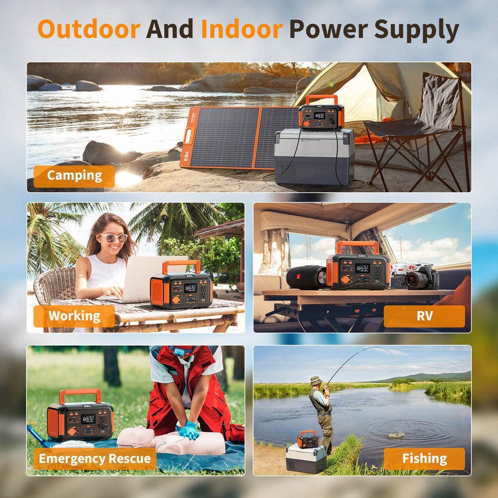 【💥Hot Sale】EBL Portable Power Station 500W Mini