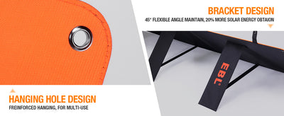 Shop EBL 200W Foldable and Portable Solar Panel