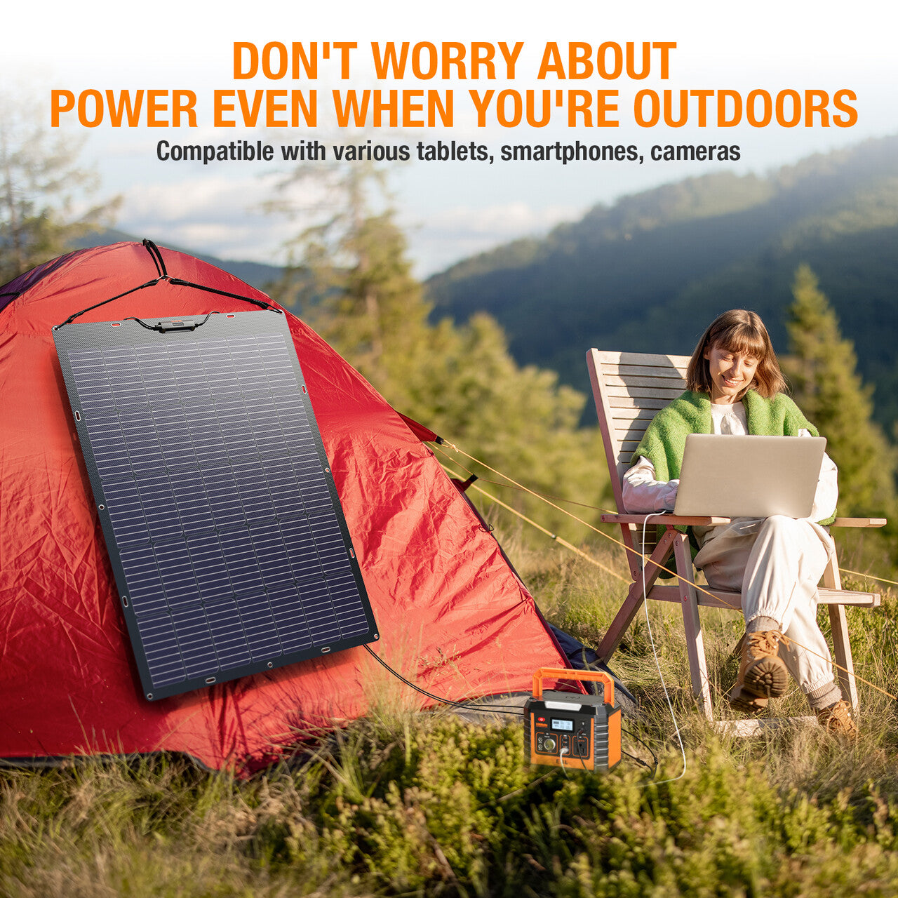 EBL 120W Flexible Solar Panel – EBLOfficial