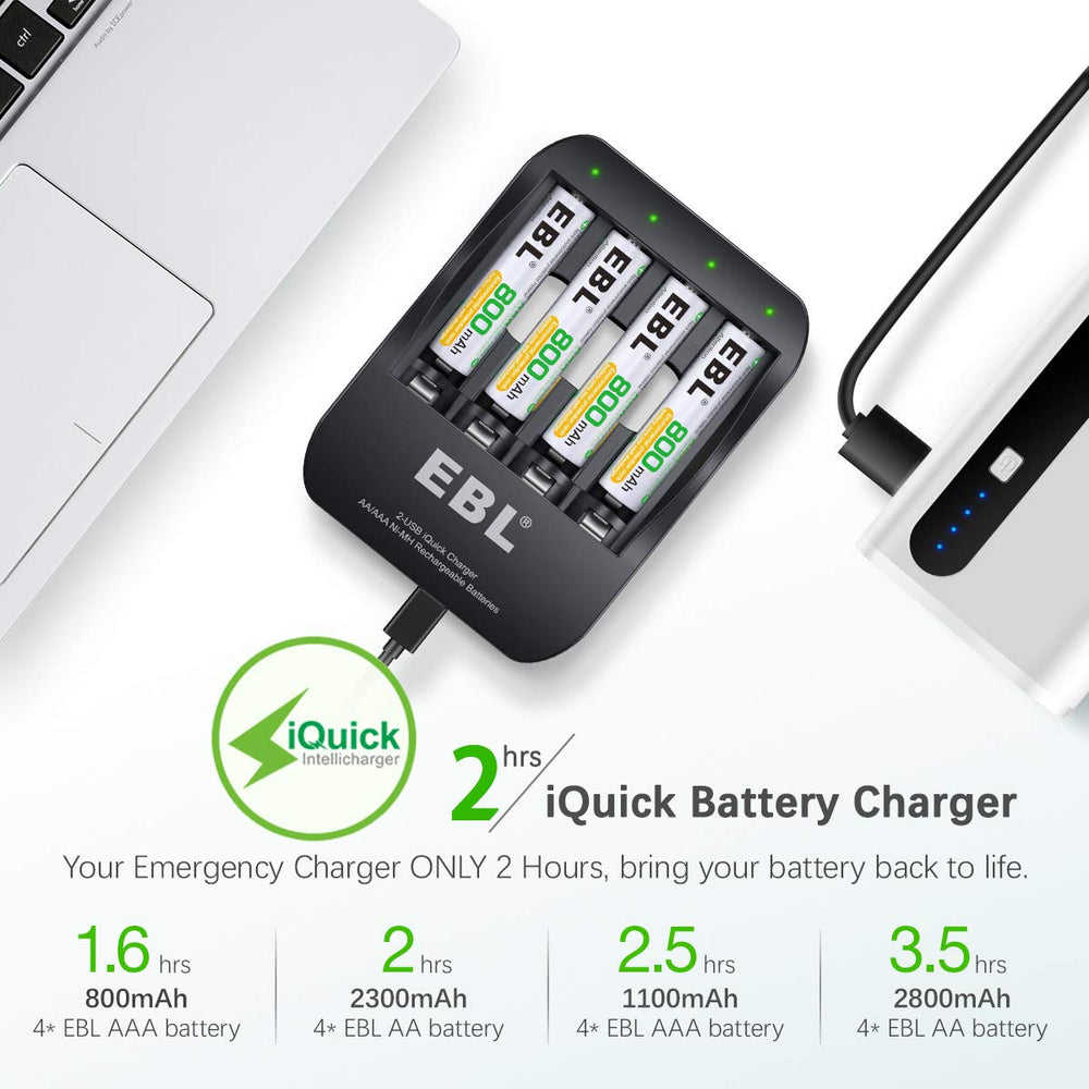 Buy Smart AA AAA Rechargeable Battery Charger Online