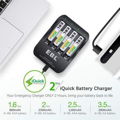 Buy Smart AA AAA Rechargeable Battery Charger Online