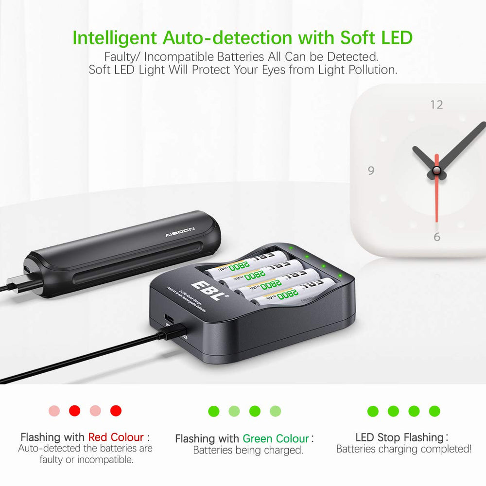 Buy Smart AA AAA Rechargeable Battery Charger Online