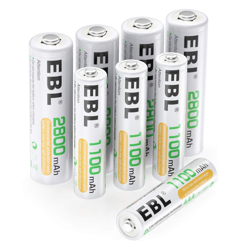 Shop AA AAA Rechargeable Batteries Combo