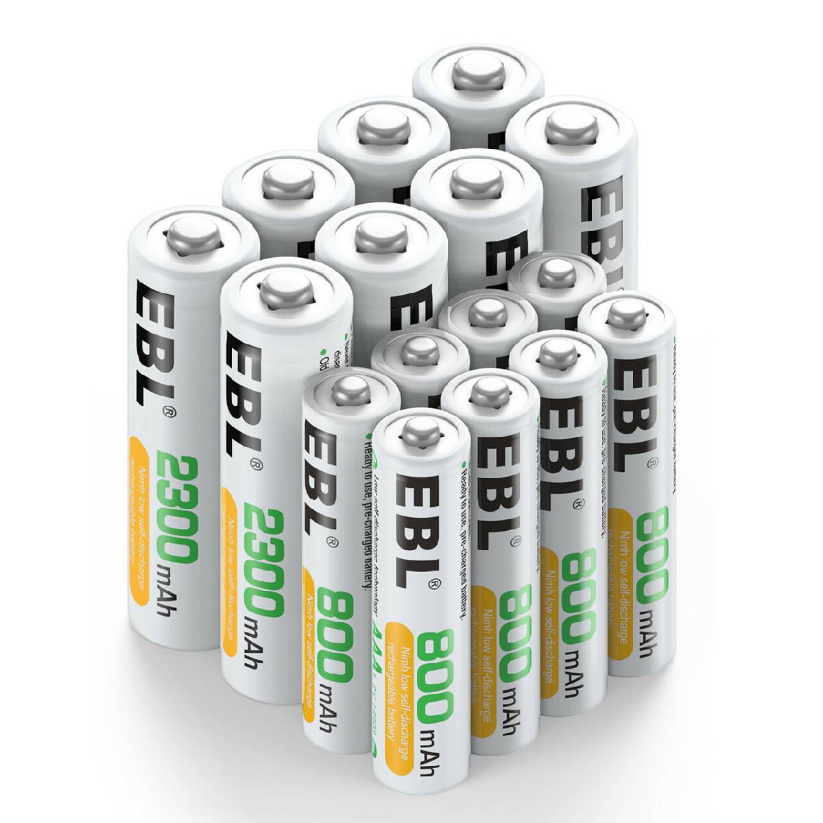 Shop AA AAA Rechargeable Batteries Combo