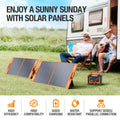 Shop Upgraded EBL Solar Apollo 100W Portable Solar Panel - EBLOfficial
