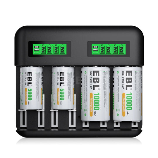 Shop EBL Batteries and Charger Combo Online - EBLOfficial