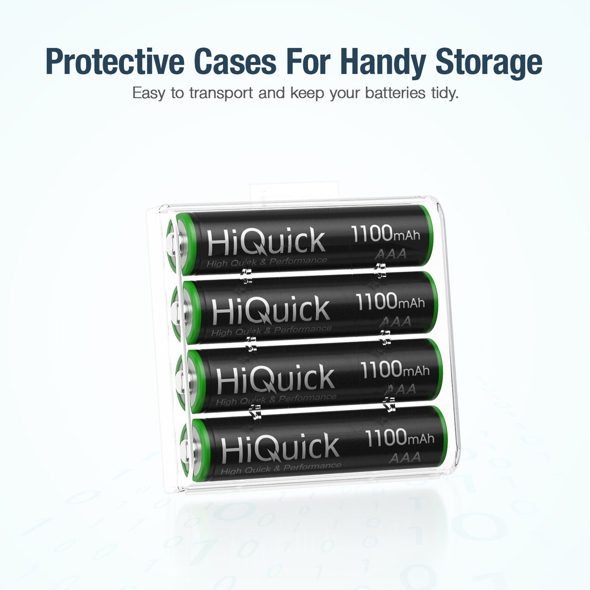 HiQuick Ni MH AAA 1.2V Batteries - 1100mAh